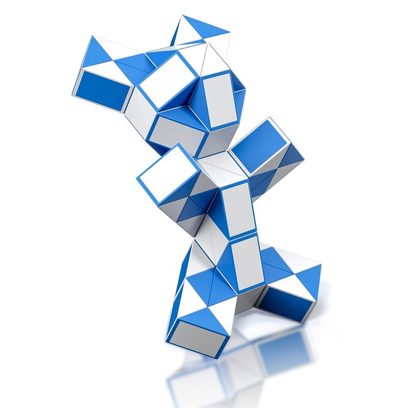 ROXENDA Magic Snake with 72 Segments, Magic Snake Cube Twist Puzzle ...