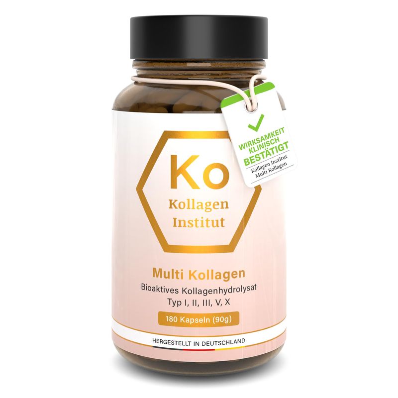 Kollagen Institut Multi Collagen Capsules - High Dose Collagen Powder ...