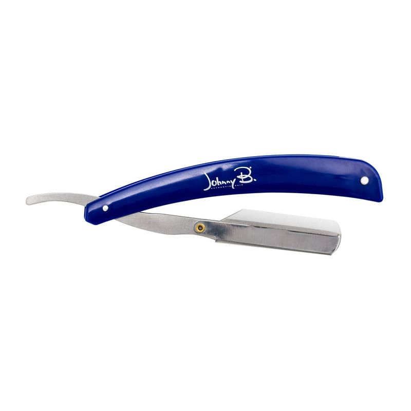 Johnny B Professional Barber Straight Edge Razor, Blue - Online ...