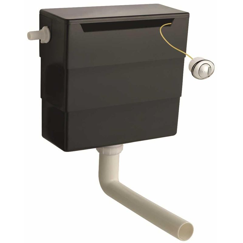 Universal Plastic Concealed Toilet Cistern with L Bend and Dual Flush ...