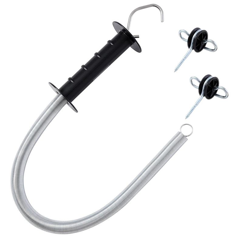 KATSU Electric Fence Spring Gate Kit with Spring Tension and Double ...