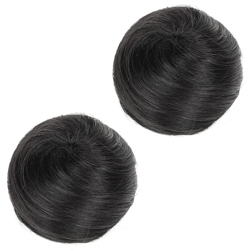 2 PCS Messy Bun Hair Piece Human Hair Messy Rose Bun Hair Buns Hair ...