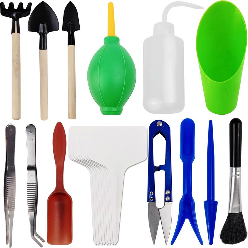 GXXMEI 20PCS/Set Succulent Tools Set, Mini Garden Tool Set ...