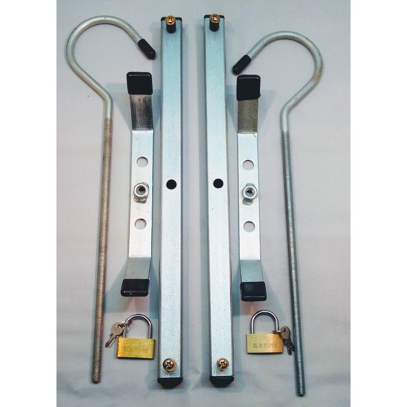 Heavy duty Universal Ladder Roof Rack Clamp Clamps Lockable 2 Free ...