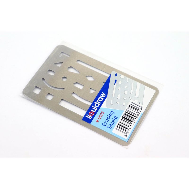 Liquidraw Erasing Shield Stainless Steel Craft Drawing Drafting Eraser ...