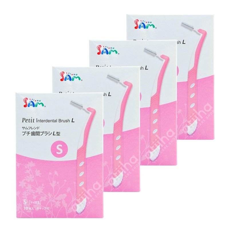 Thumbfriend Interdental Brush, Petit L-Shaped Angle Neck, Petite ...