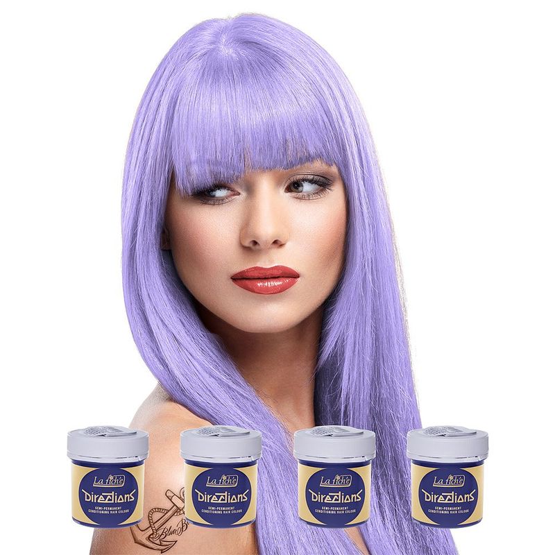 La Riche Directions Colour Hair Dye 4 Pack (Lilac) - EveryMarket