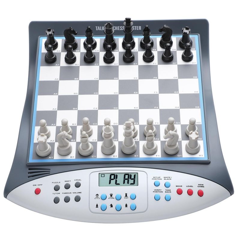 LEVEROAM Electronic Chess Set with Voice Teaching System, Magnetic ...