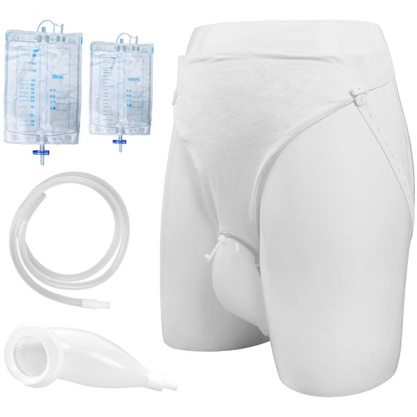 Lefeke Wearable Men's Urinal, Portable Urinals for Men, Reusable Male ...