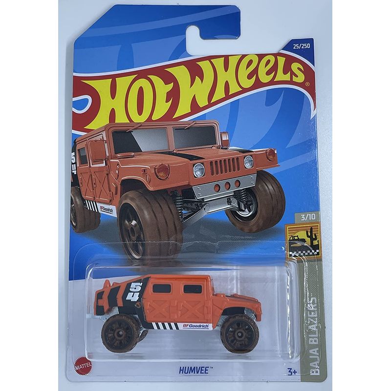 Hot Wheels 2022 - Humvee - Baja Blazers 3/10 [Orange] #25/250 - Online ...