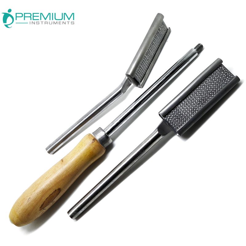 Veterinary Hoof Float Rasp Attachable Straight Angled Doubled Horse ...