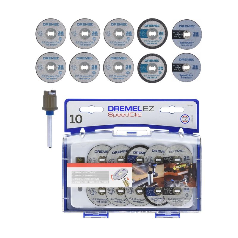 Dremel 690 EZ SpeedClic Cutting Wheels Set - Accessory Kit With 10 ...
