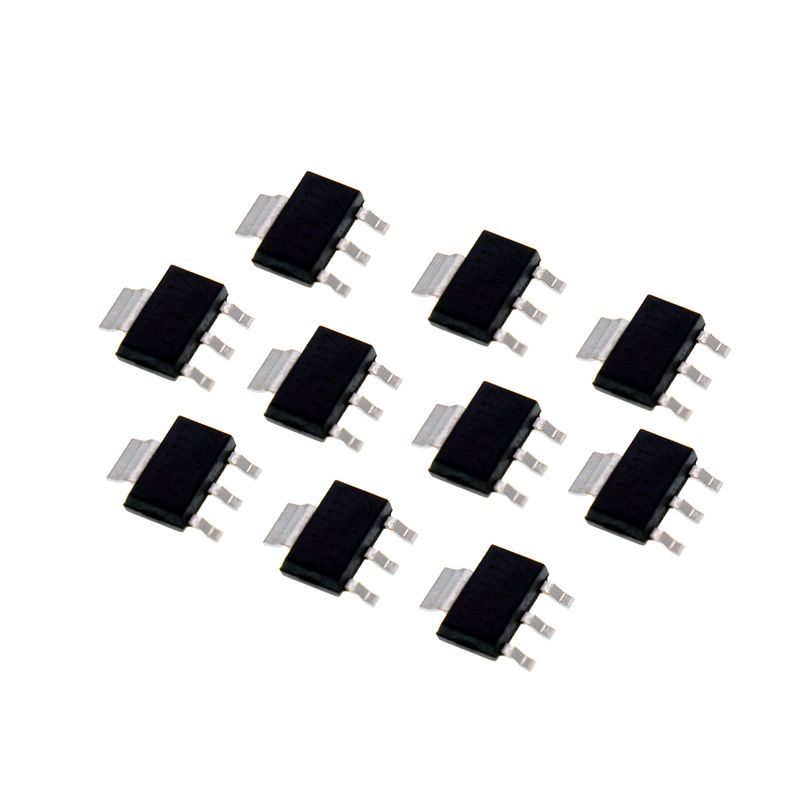 YMS PARTS AMS1117 SOT-223 3 Terminal Regulator (10, 1.8V) - Online ...