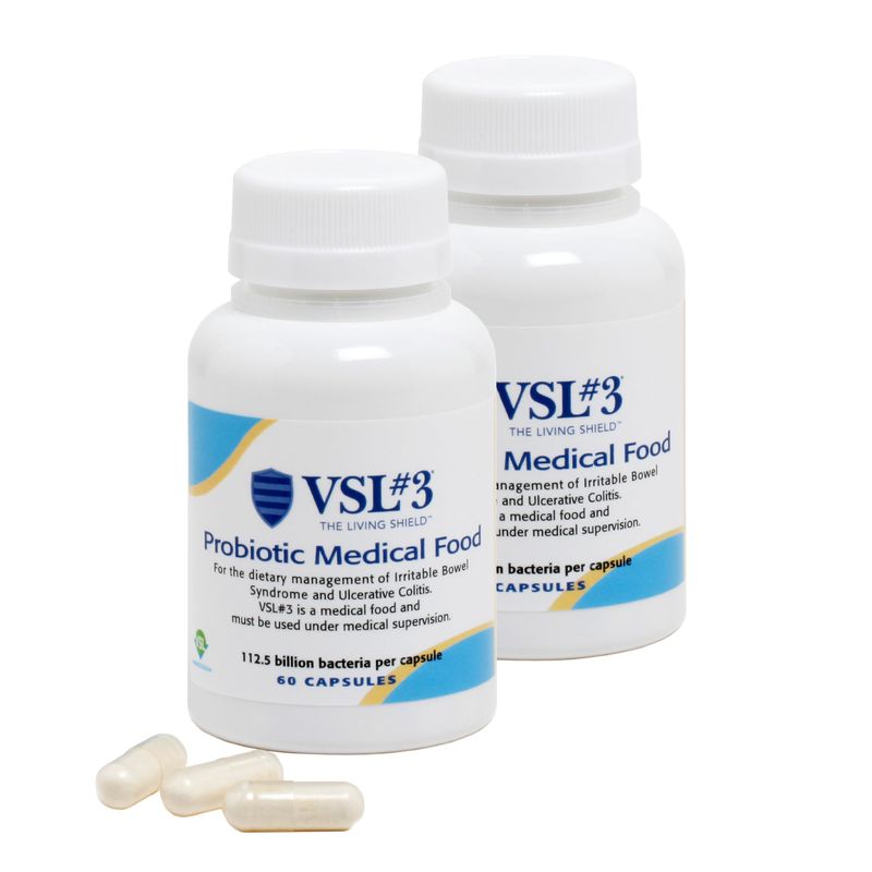 VSL#3 Probiotics for Digestive Health, Probiotic Capsules, Medical Food ...