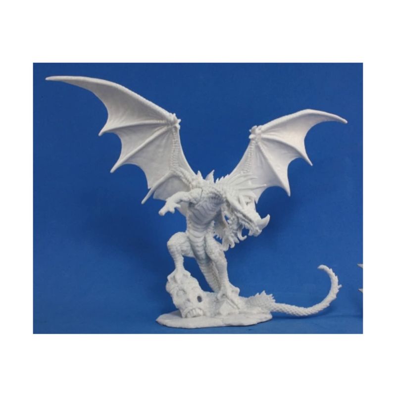 REAPER 89001: Red Dragon - Pathfinder Bones Plastic Miniature - EveryMarket