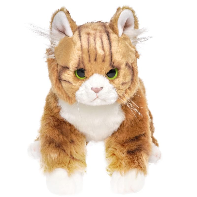 Bearington Manny The Tabby Cat Plush, 10.5 Inch Orange Cat Stuffed ...