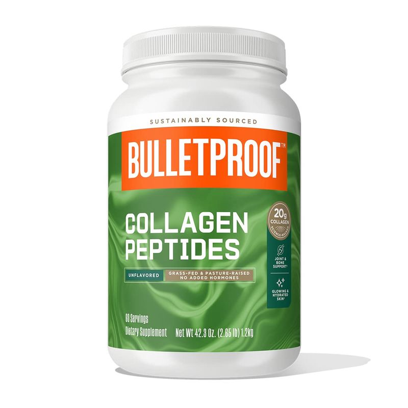 Bulletproof Unflavored Collagen Peptides Powder, 42.3 Ounces, Grass-Fed ...