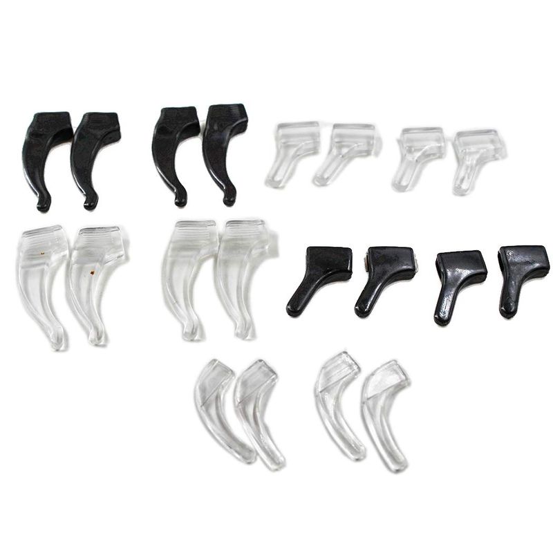 10Pairs Eyeglass Anti-Slip Ear Grips for Adult and Kids Spectacles ...