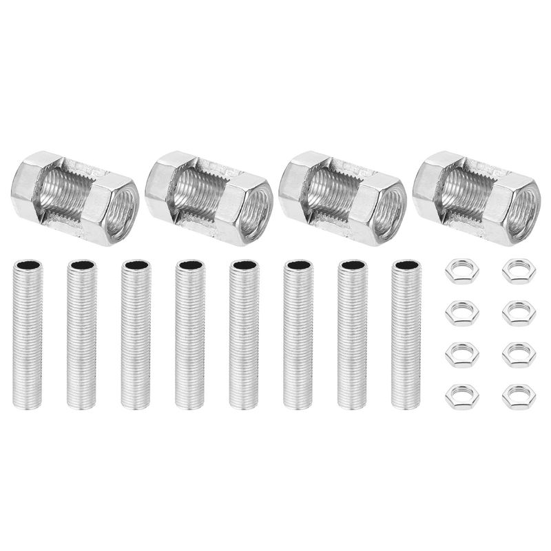 PATIKIL M10 Fine Thread Lamp Pipe Repair Parts Kits, 20 Pcs M10×25 ...