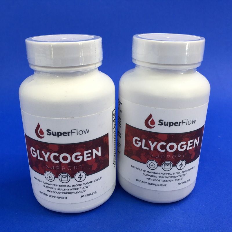 SuperFlow Glycogen Support 30 Tablets (Lot of 2) - Online Marketplace ...
