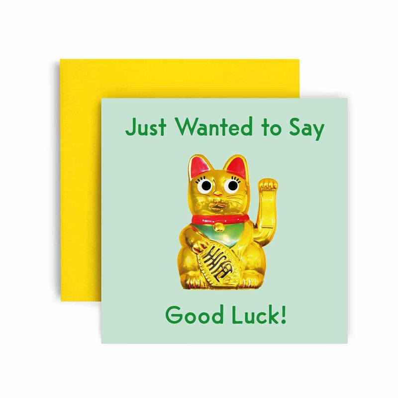 Huxters Good Luck Card for Women Men - Good Luck in Your new Job ...