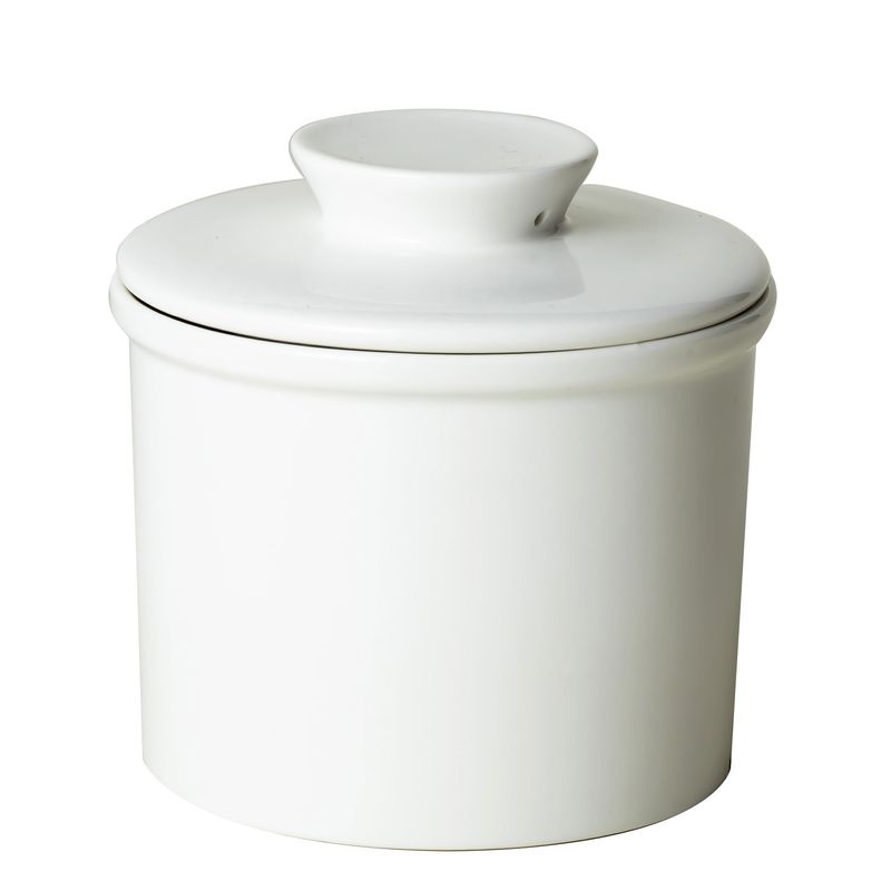 Kedested Butter Crock for Counter with Water, Ceramic Butter Keeper for ...