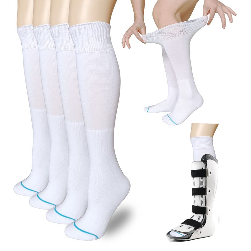 Socks Liner for Orthopedic Walking Boots Walker Brace Shoe,Medical Tube ...