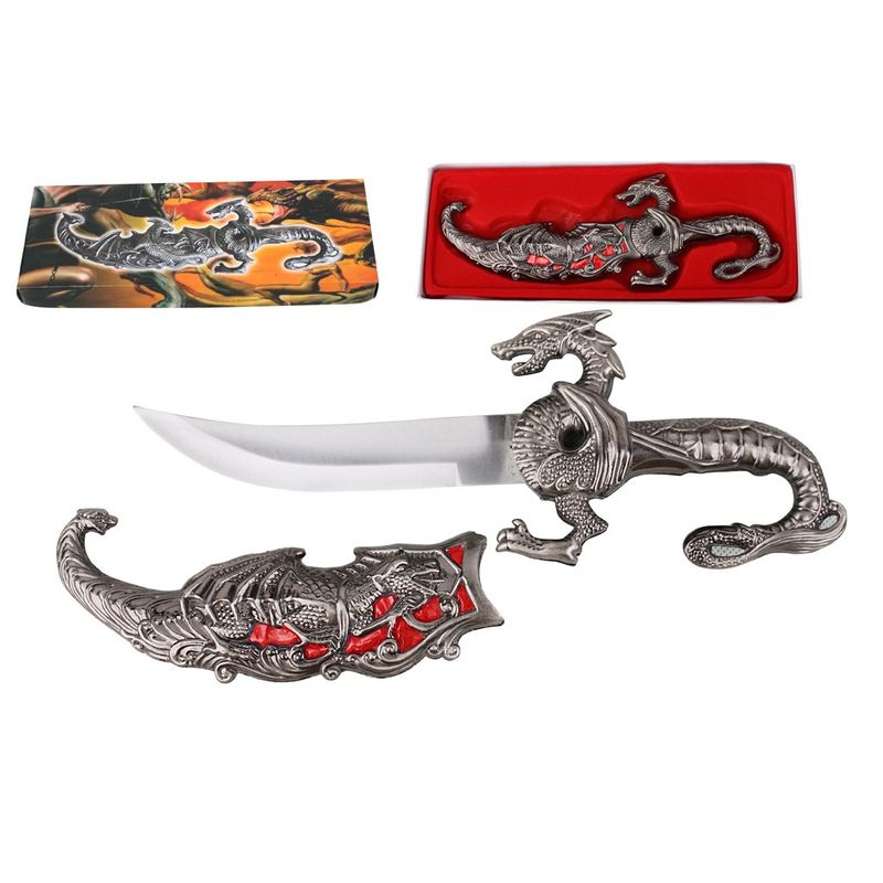 DevilFish 9.5" Medieval Fantasy Dragon Dagger - EveryMarket