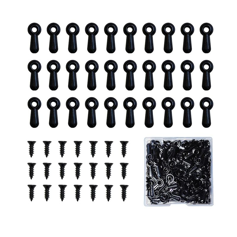 100 Pieces Metal Picture Frames Turn Button Fasteners with 100 Pieces ...