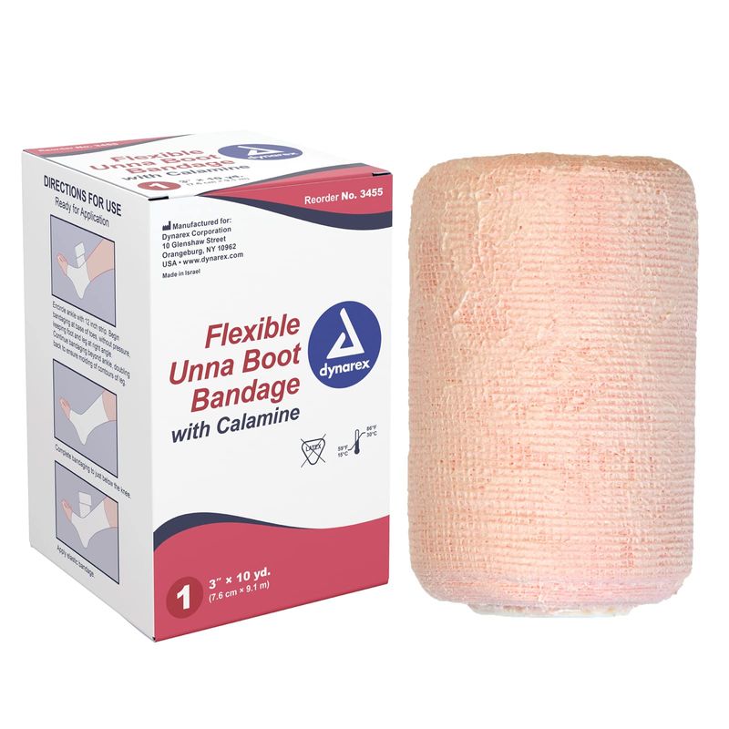 Dynarex Unna Boot Bandage, Individually Packaged, Provides Customized ...