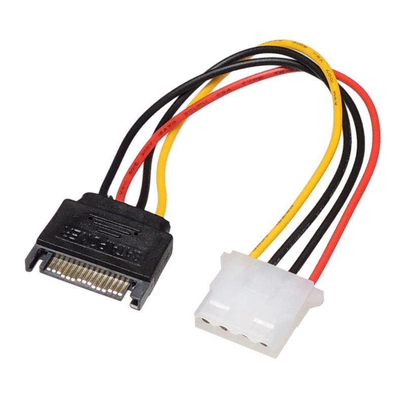 KAUMO SATA Power (Male) to Peripheral Power 4 Pin Female Power ...