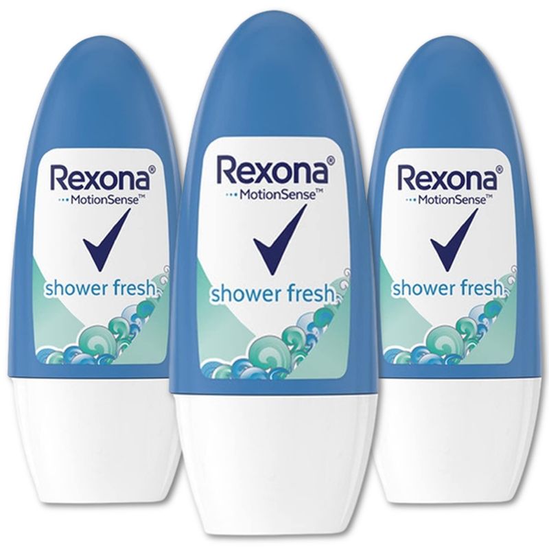 Rexona Shower Fresh- Roll On, Antiperspirant Deodorant For Women, Free ...