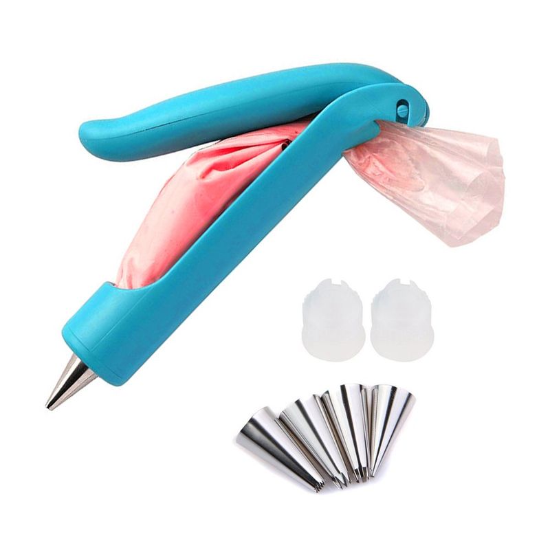 Yakamoz Pastry DIY Cake Decorating Pen Icing Piping Tips Nozzles Bag Sugar Craft Fondant Cake ...
