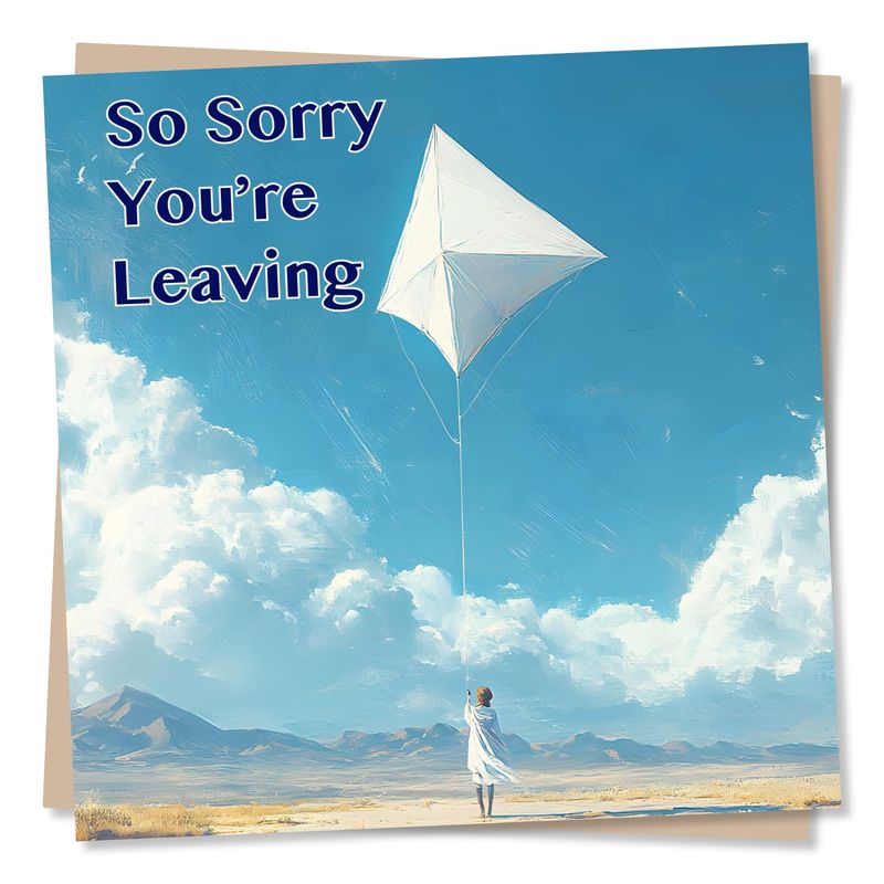 Leaving Card For Colleague or Co-Worker - Beautiful Kite Image - So ...