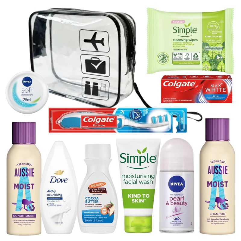 Travel Toiletries Set for Women | Mini Toiletries | Travel Size ...