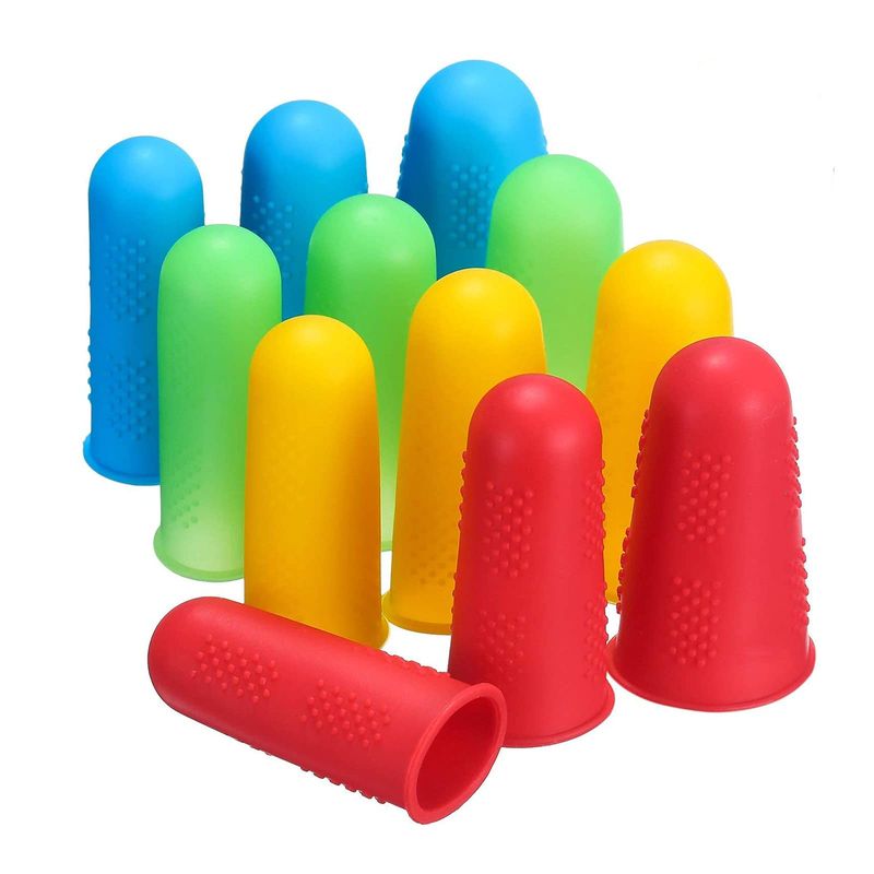 Silicone Finger Protectors,12 Pcs Finger Protector Hot Glue Gun Finger ...