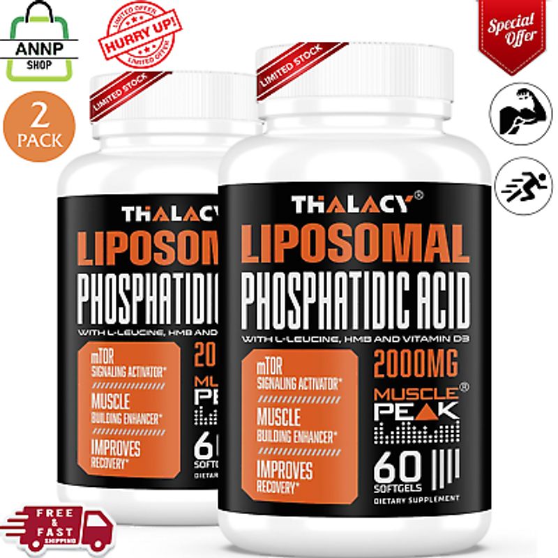 2000Mg Liposomal Phosphatidic Acid (PA) Muscle Builder High Absorption Muscle Bu - EveryMarket