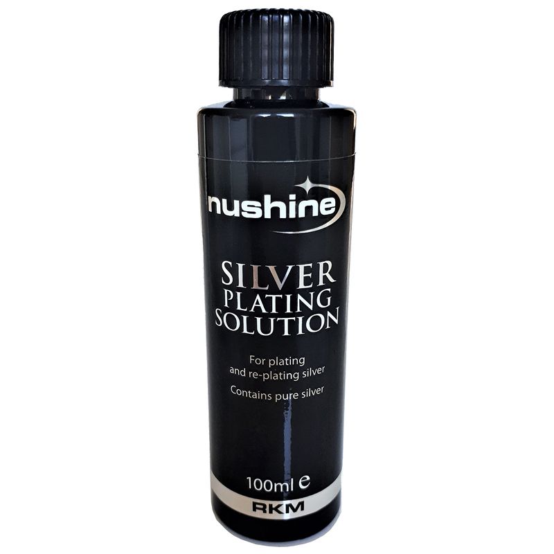 Nushine Silver Plating Solution 100ml - Permanent Plating of PURE ...