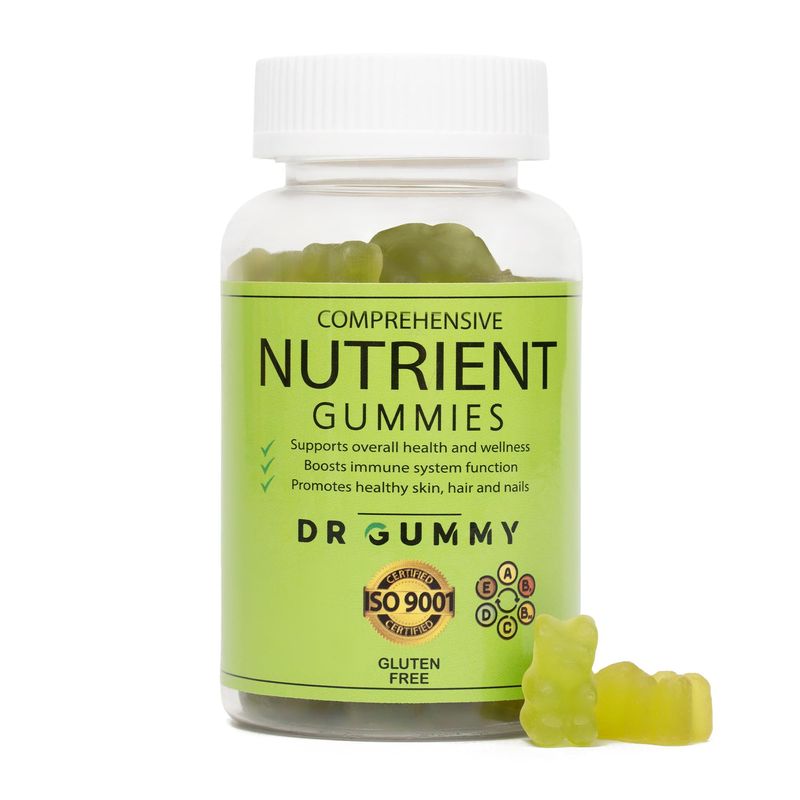 Dr Gummy Comprehensive Nutrient Multivitamin Gummies with Omega 3 & 6 ...