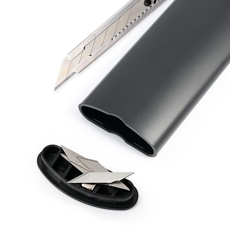 FOSHIO 2 Pack Razor Blade Disposal Container, Snap off Blades Safely ...