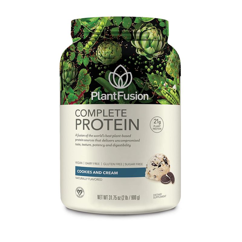 PlantFusion Complete Vegan Protein Powder - Plant Based Protein Powder ...