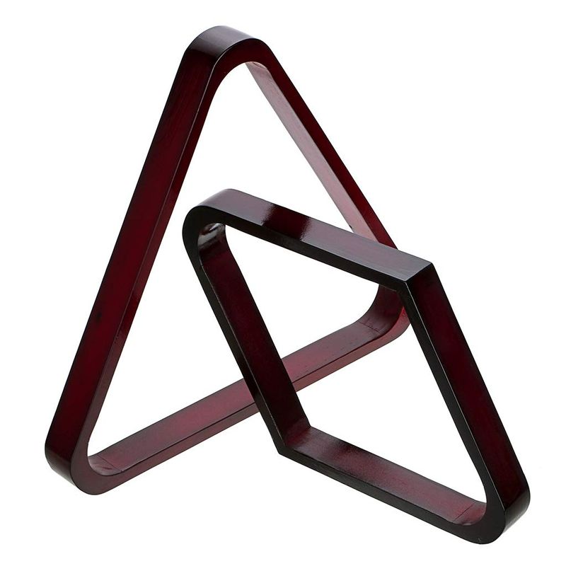 OwnMy Set of 2 Wooden Billiard Ball Rack Set, Vintage Solid Wood ...