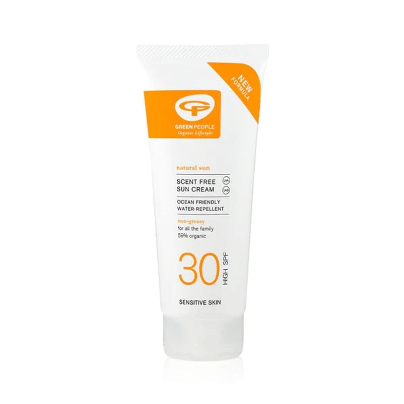Green People Scent Free Sun Cream SPF30 200ml | Natural, Organic ...