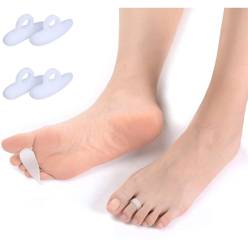 Pedimend™ Silicone Gel Toe Orthotics Crests Pads 2 Pairs (4 Pieces ...