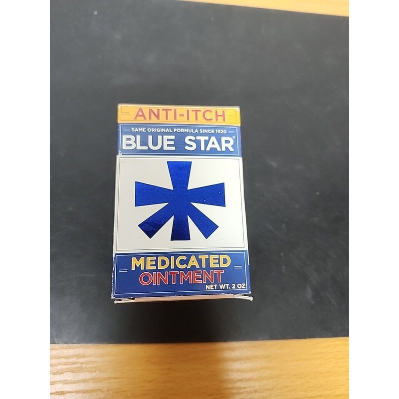 Blue Star Original Medicated Ointment Anti Itch Fast Acting Relief ...