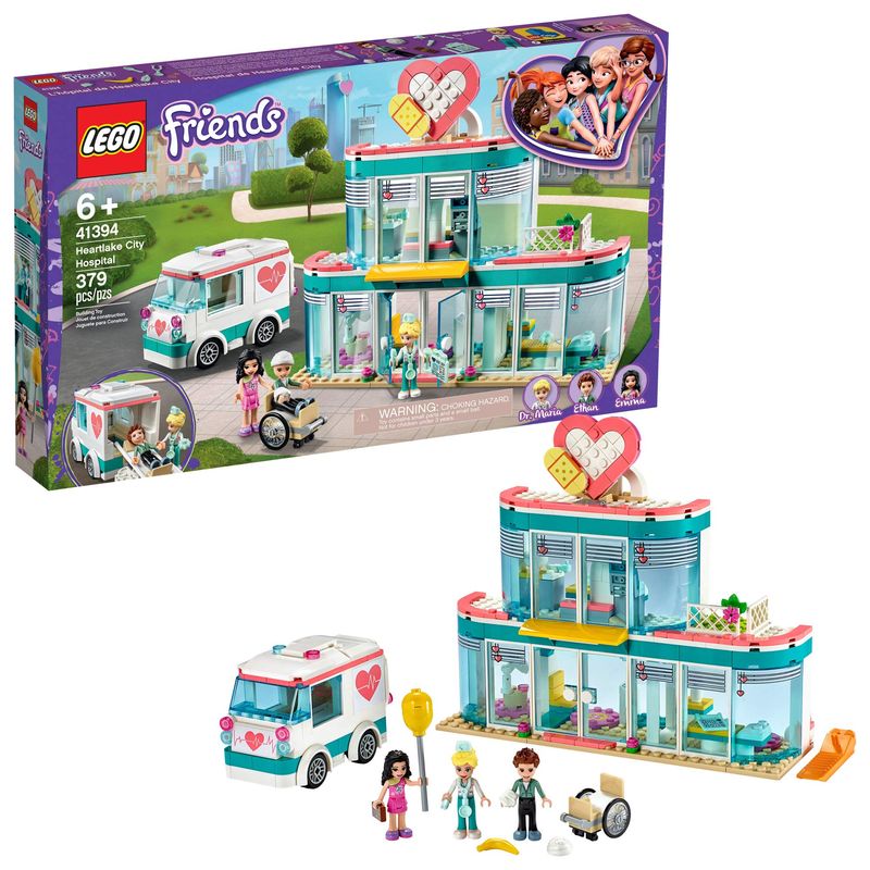 LEGO Friends Heartlake City Hospital 41394 Best Doctor Toy Building Kit ...