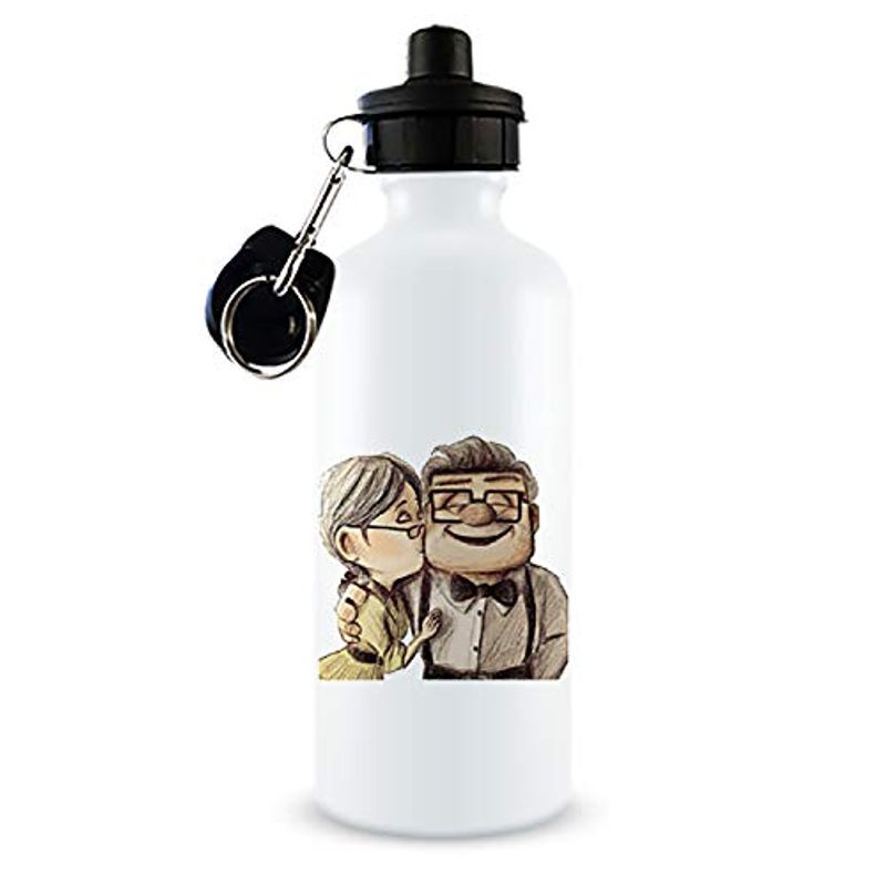 Carl and Ellie up Aluminium 500 ml Water Bottle sports bottle gift for ...