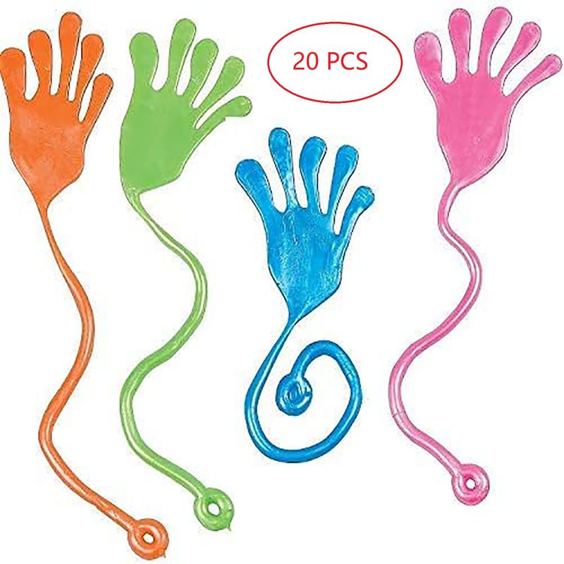Tuko 20PCS Sticky Hands, Sticky Finger, Kids' Party Favor Sets， Fun ...