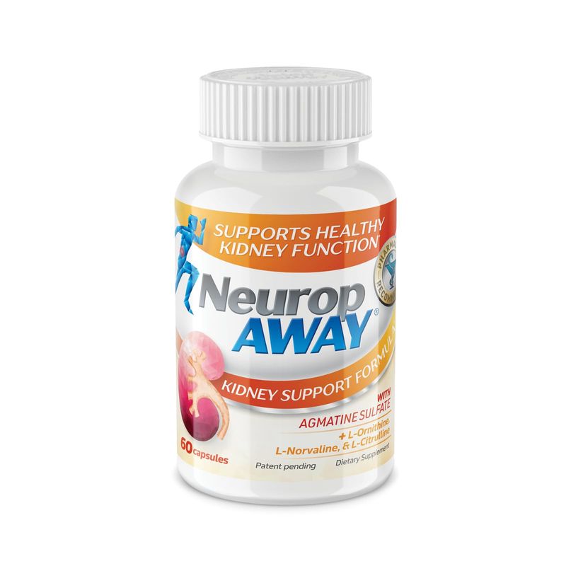 NeuropAWAY Kidney Support Supplement with Agmatine Sulfate, L-Novaline ...