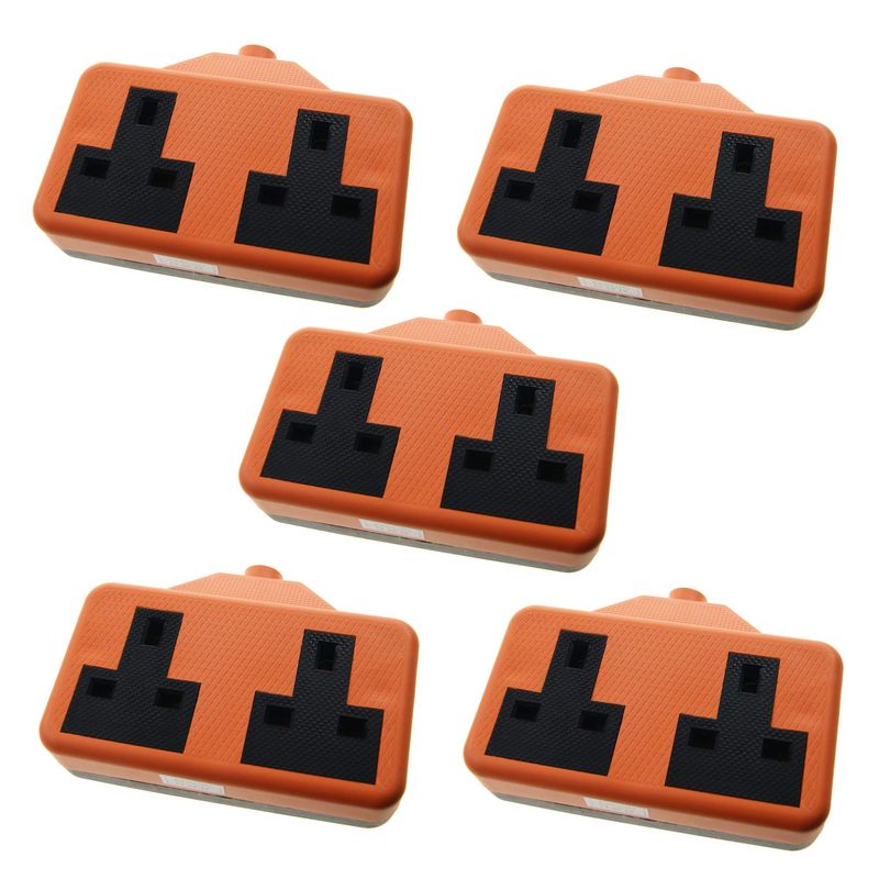 Ex-Pro 2 Gang High Impact Trailing Extension Socket, without Plug and ...
